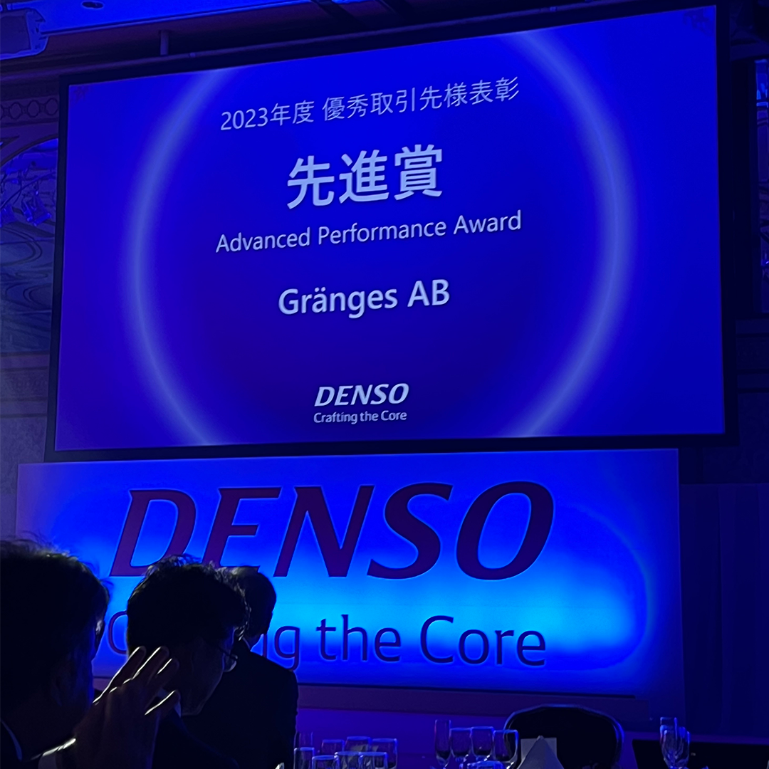 Gränges receives Denso’s Advanced Performance Award for TRILLIUM® | Gränges